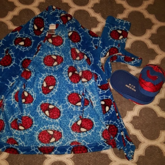 Spider-Man 2 | Matching Sets | Spiderman 2 Robe With Matching Slippers ...